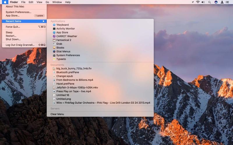 7 Sierra Menu Bar Tips How To Use Mac Menu Bar In MacOS Sierra Macworld