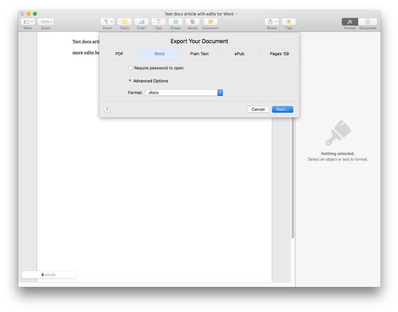 How To Open A docx Word File On Mac IPad Or IPhone Macworld