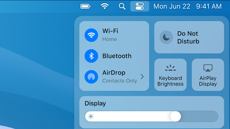 How To Use Control Centre On The Mac Macworld